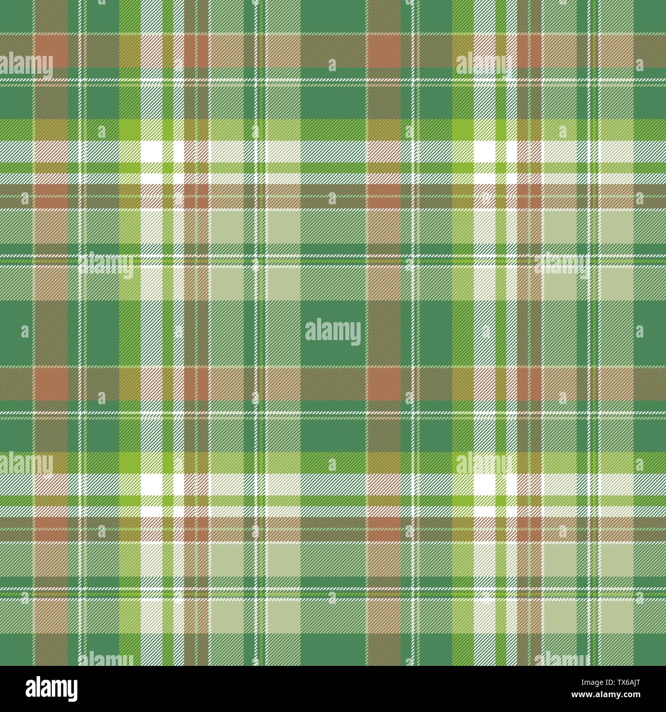 Green abstract modern plaid seamless pattern. Flat design. Vector ...