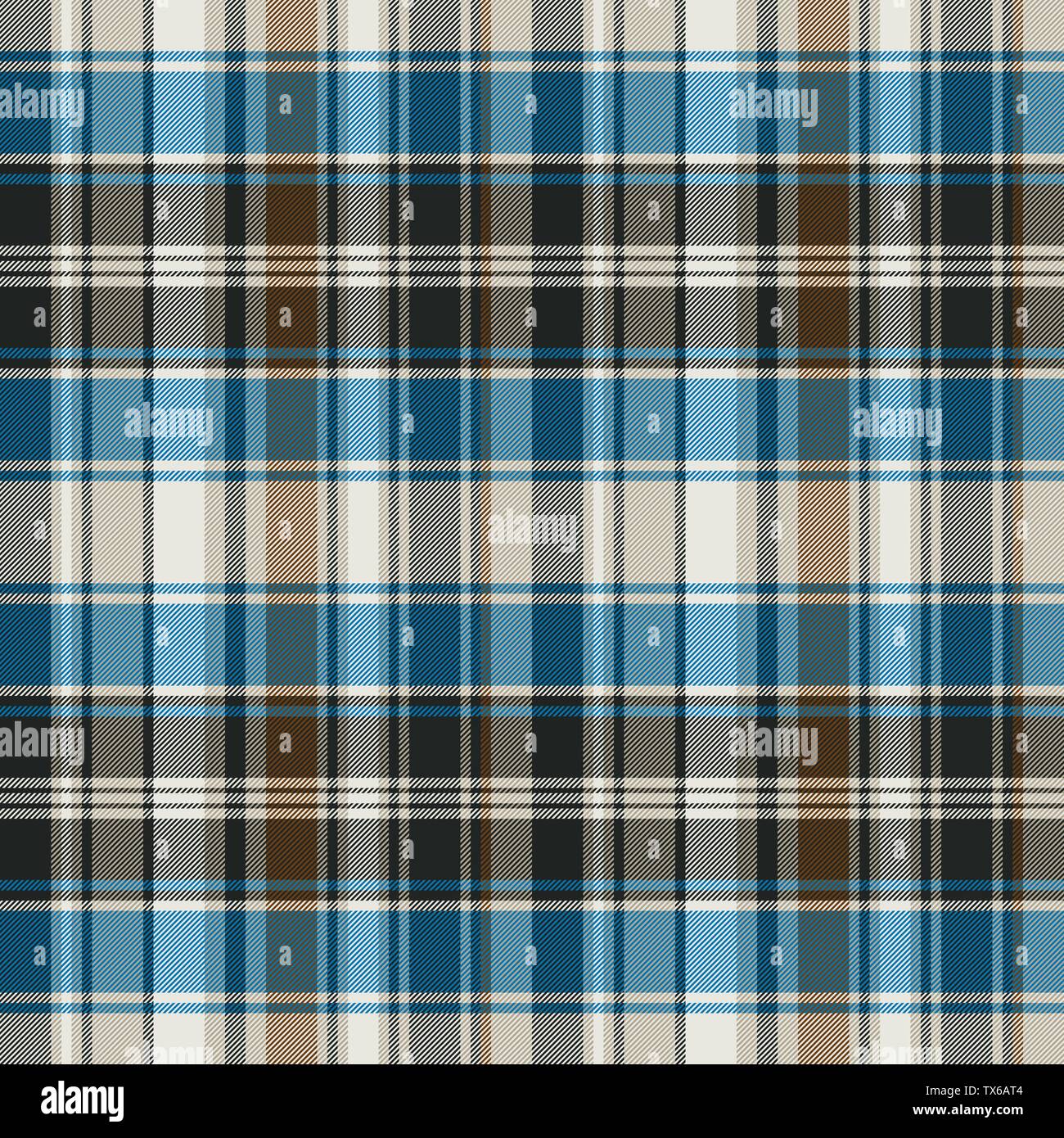 Striped check plaid seamless pattern. Vector illustration Stock Vector ...