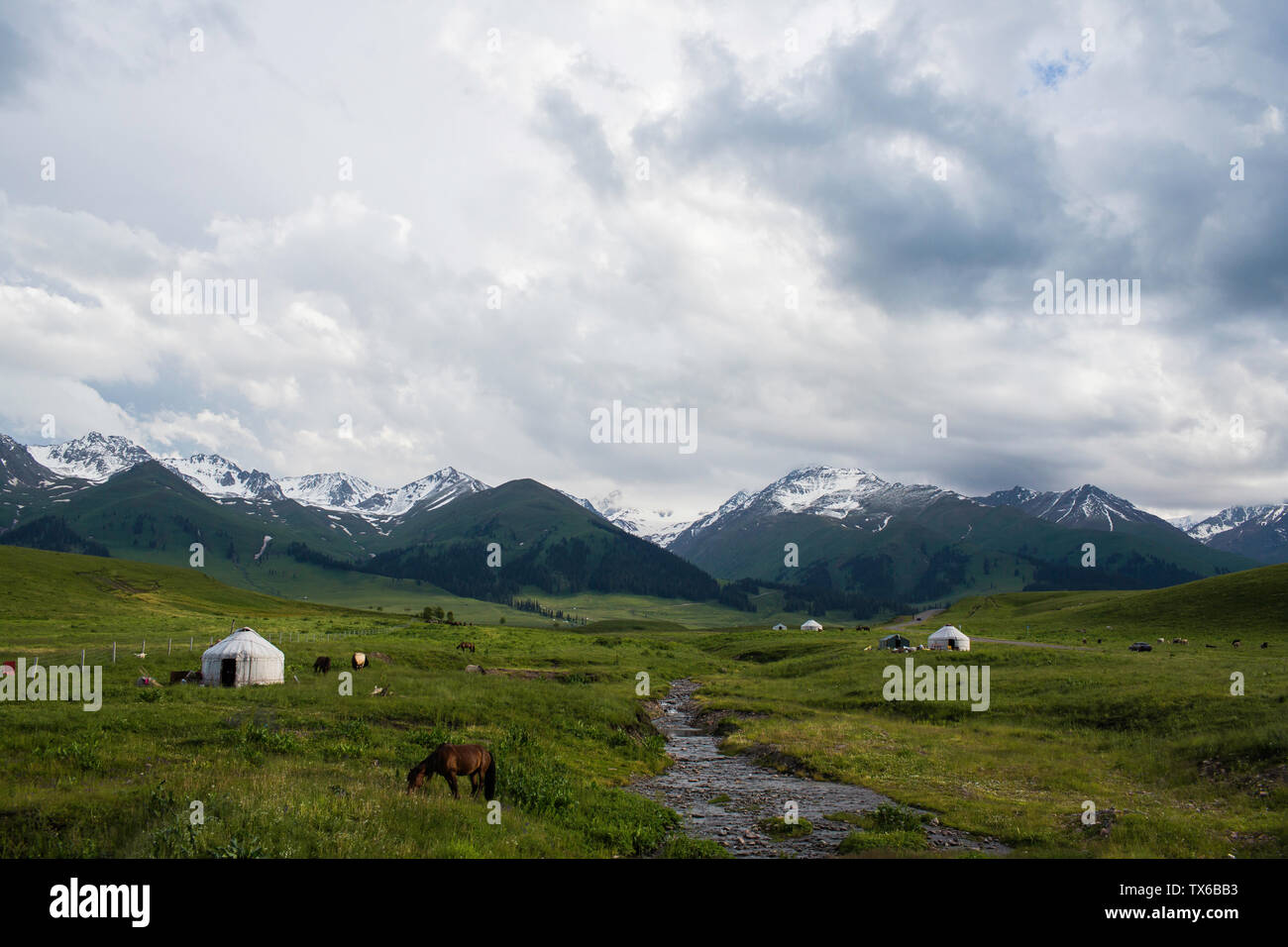 The Narati Prairie, which has a river valley and a mountain prairie ...