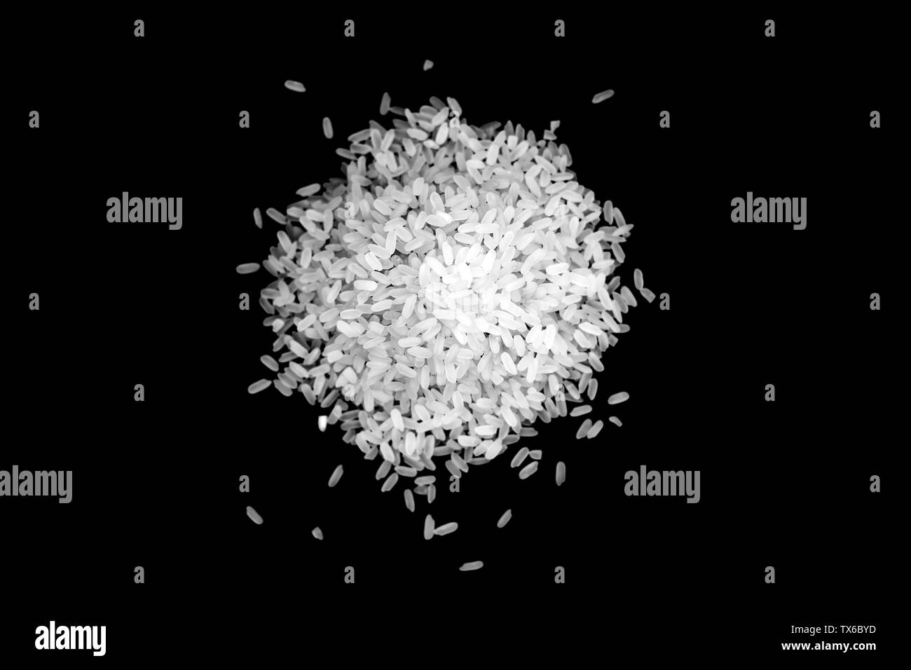 Thai jasmine rice Black and White Stock Photos & Images - Alamy