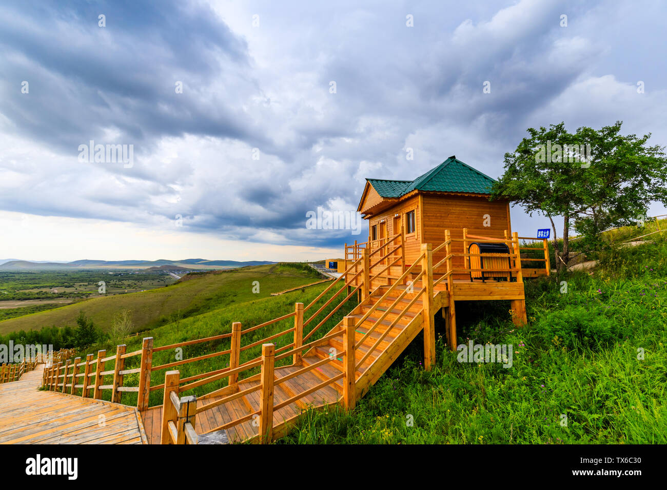 Hulunbuir Erguna Wetland Park, Inner Mongolia Stock Photo - Alamy