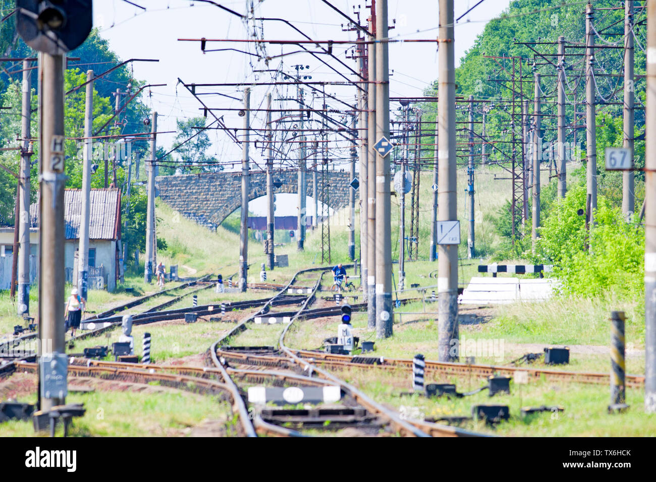 Rail tracks in ukraine hi-res stock photography and images - Alamy