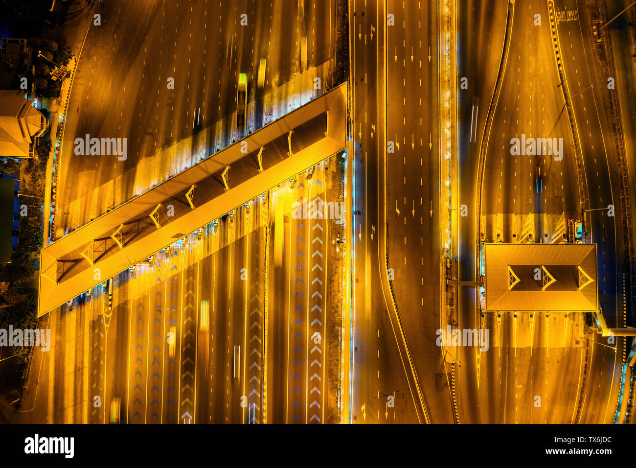 Tollgate station hi-res stock photography and images - Alamy