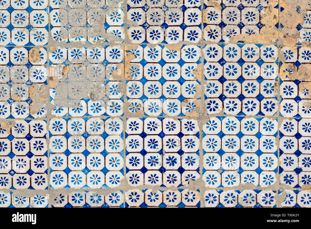 Background of vintage ceramic tiles Stock Photo - Alamy