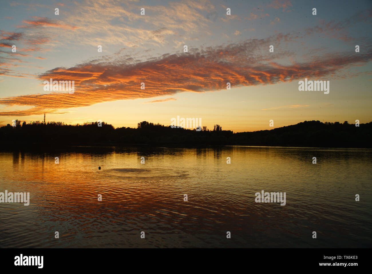Sunset and sky no one at night tour trees hi-res stock photography and ...