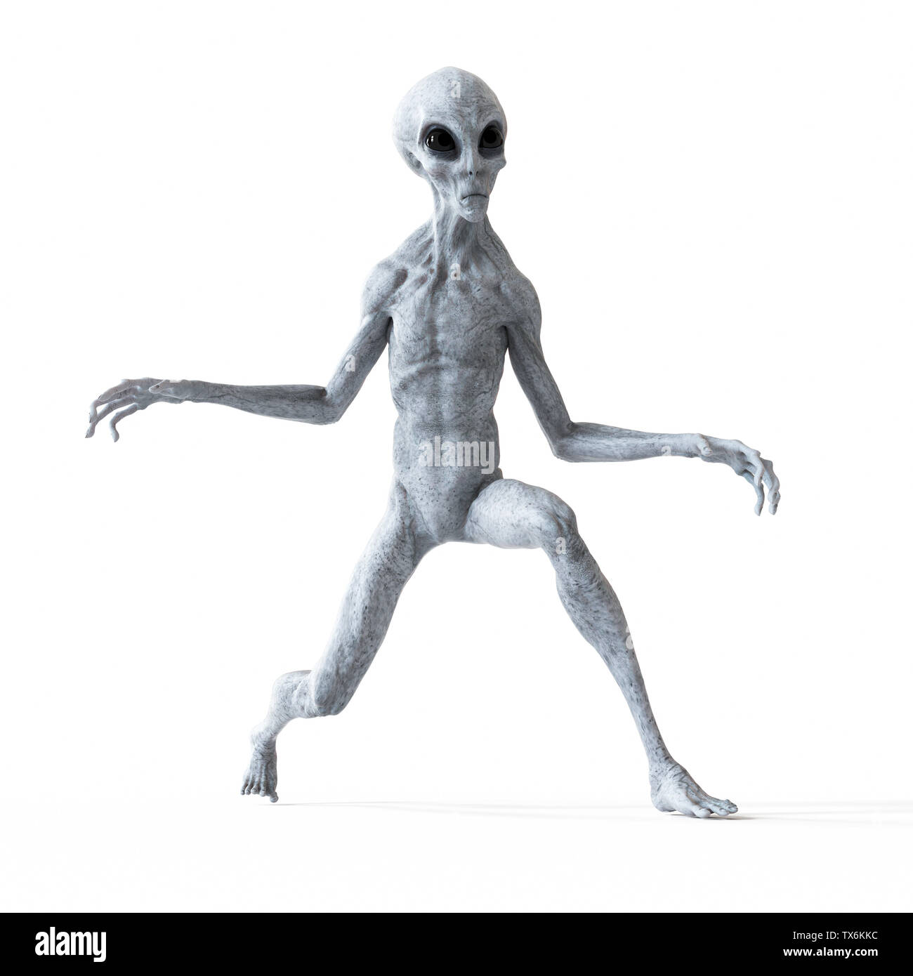 3d rendered illustration of a humanoid alien Stock Photo - Alamy