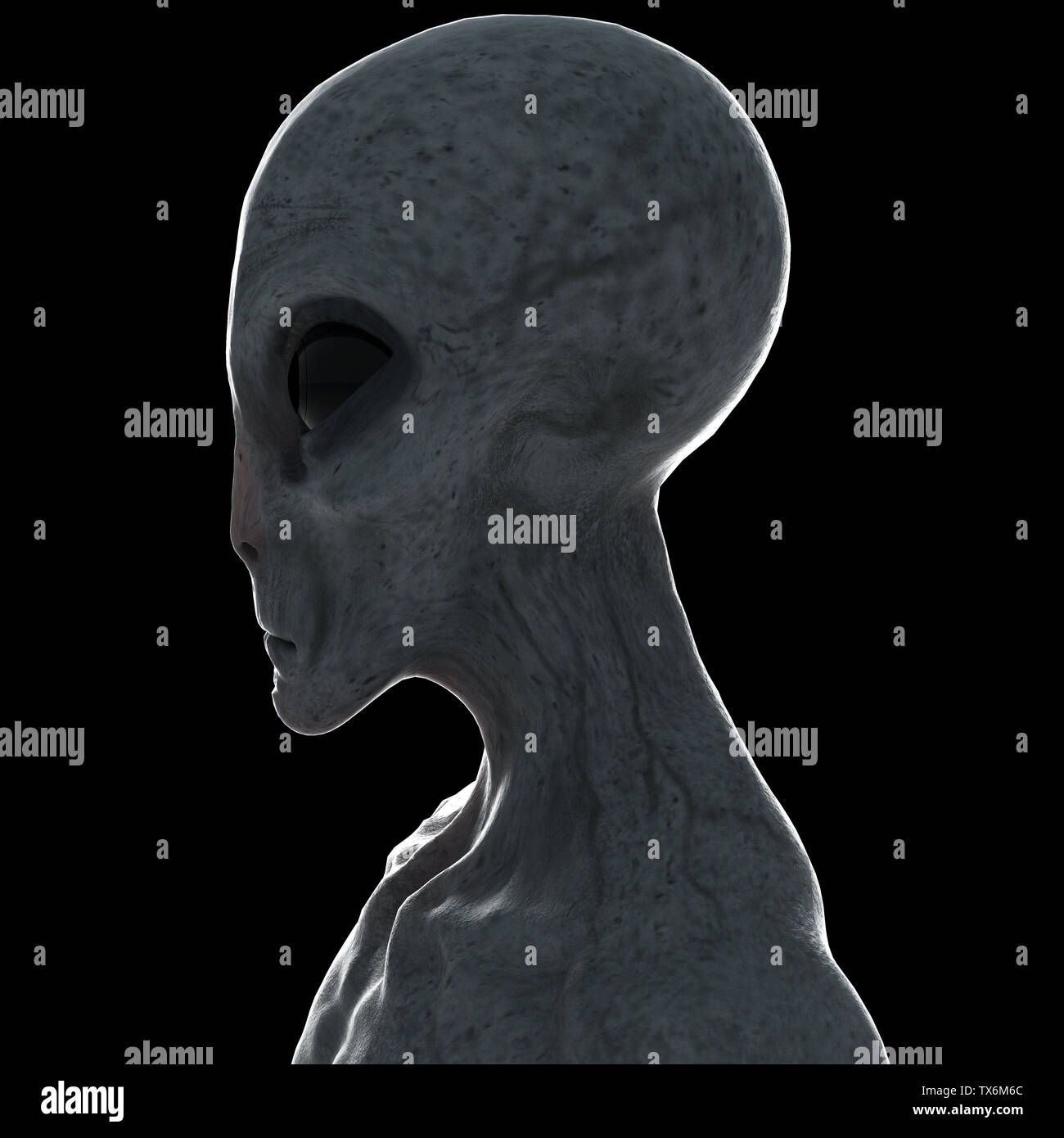 3d rendered illustration of a humanoid alien Stock Photo - Alamy