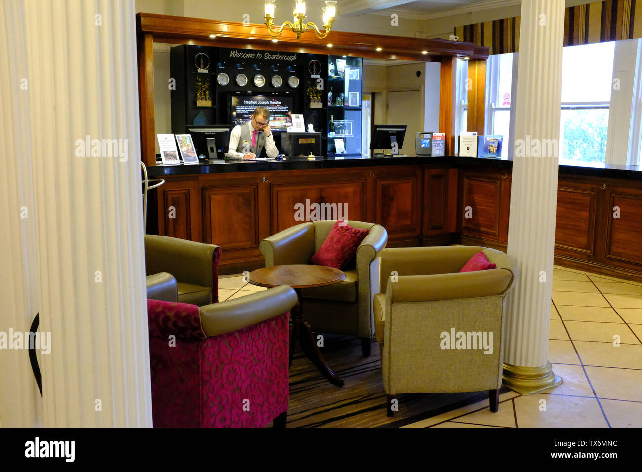 Crown Spa Hotel Scarborough UK Stock Photo - Alamy