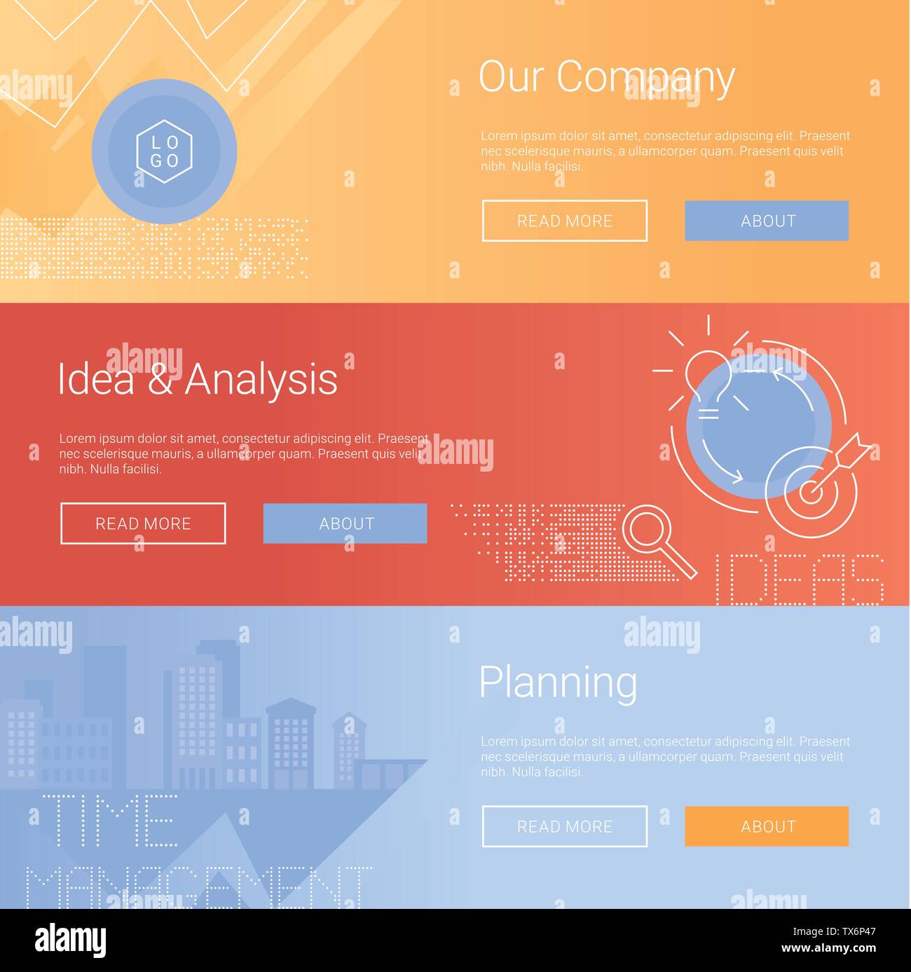 Planning successful concept banner hi-res stock photography and images ...