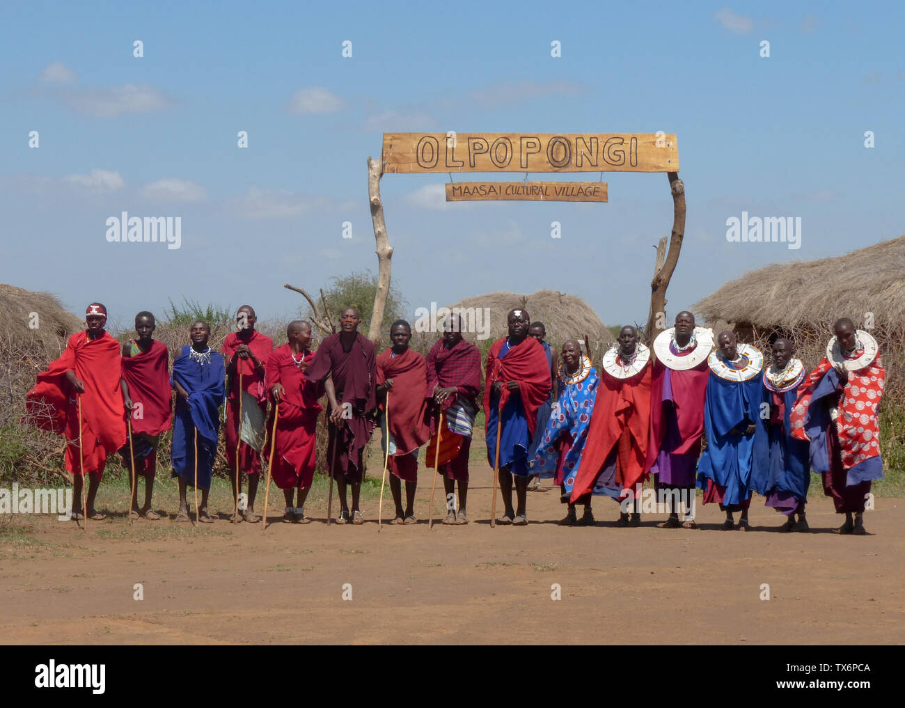 Masai tribespeople hi-res stock photography and images - Alamy