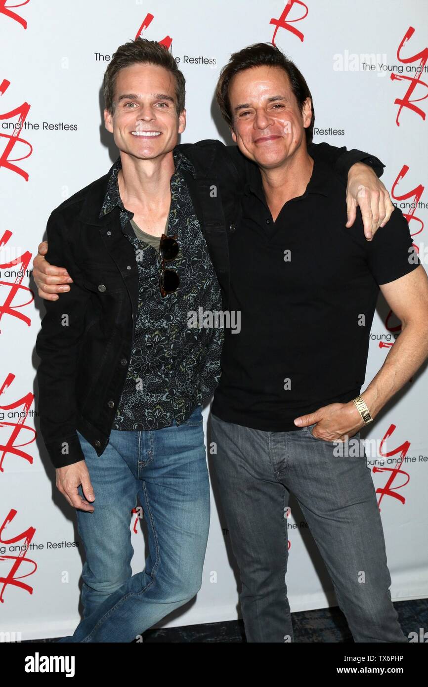 Burbank, CA. 23rd June, 2019. Greg Rikaart, Christian LeBlanc at ...