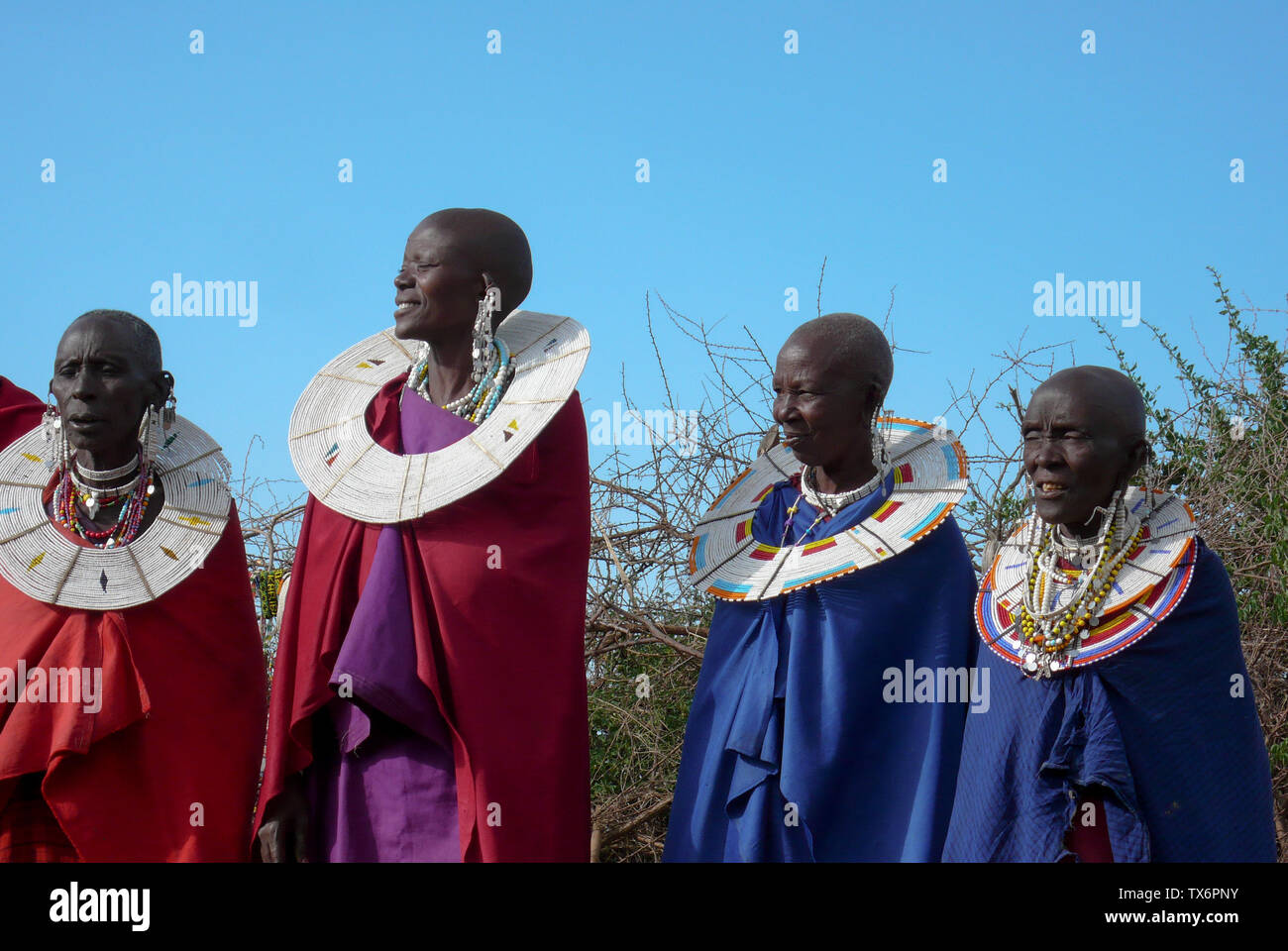 African tribe in tribal garb hi-res stock photography and images - Alamy