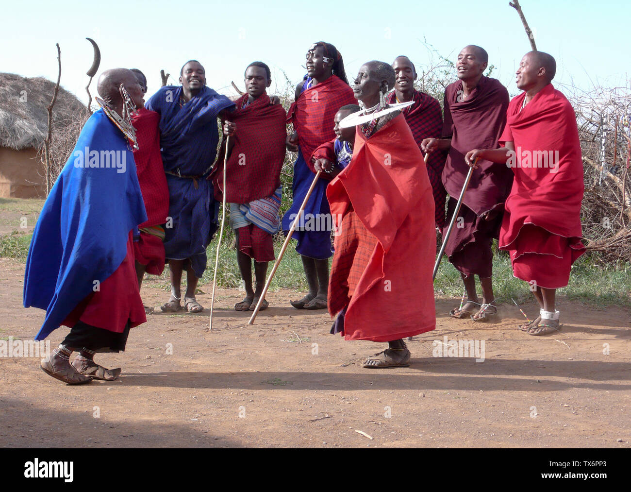 African tribe in tribal garb hi-res stock photography and images - Alamy