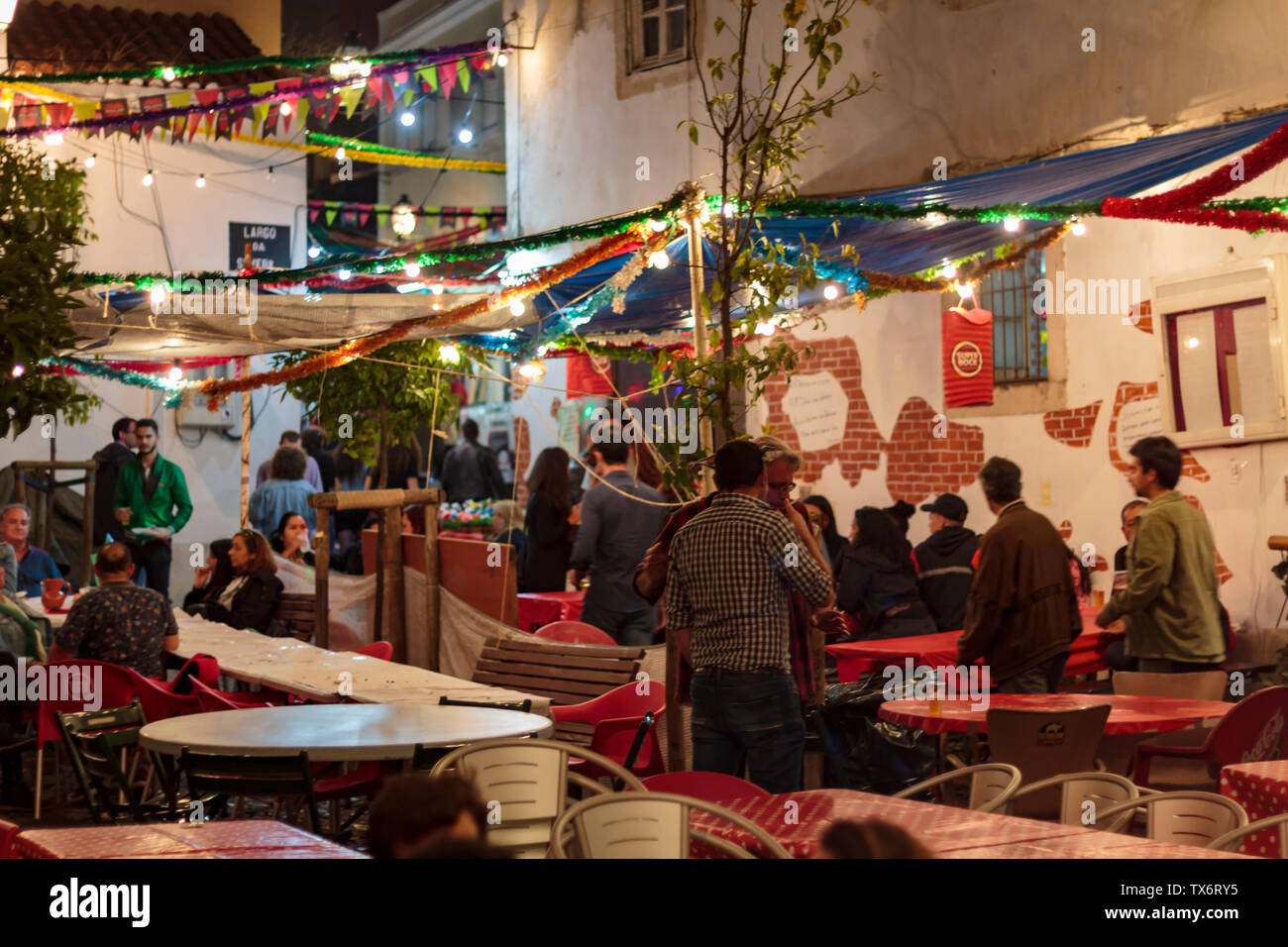 Lisbon party scene hi-res stock photography and images - Alamy