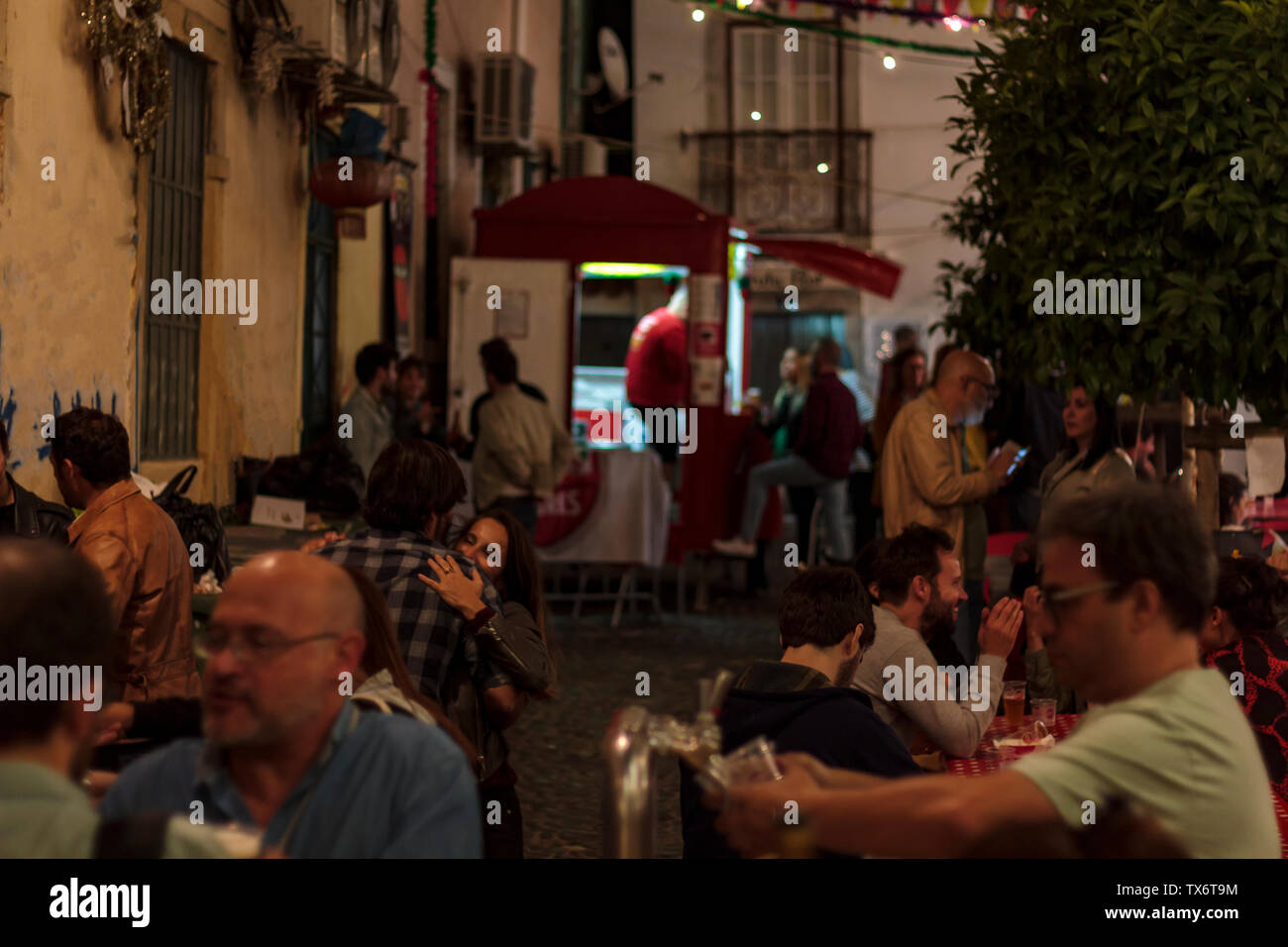 Lisbon party scene hi-res stock photography and images - Alamy