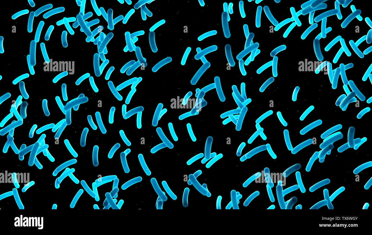 3d rendered medically accurate illustration of a lot of bacteria Stock ...