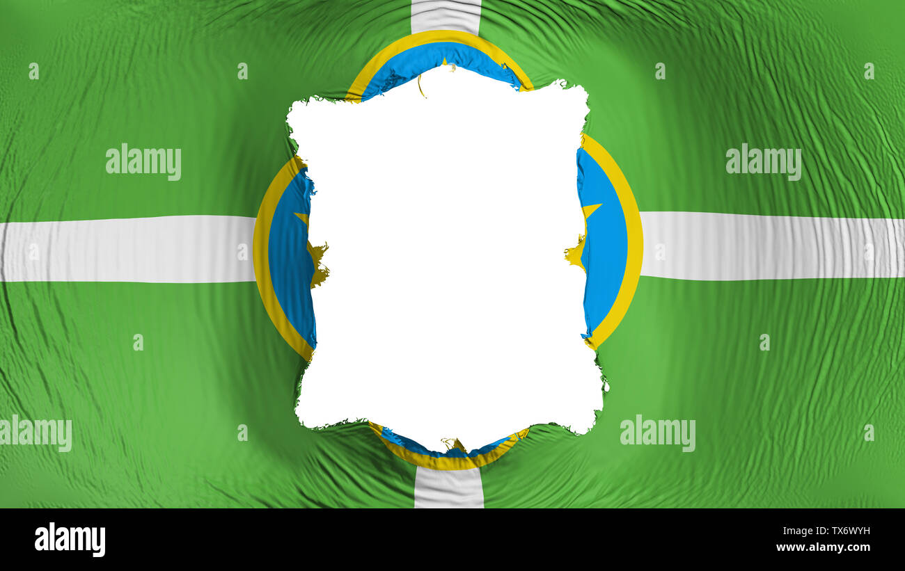 Square hole in the Jackson capital city flag Stock Photo - Alamy