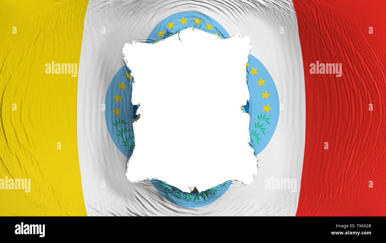 Square hole in the Columbus capital city flag Stock Photo - Alamy