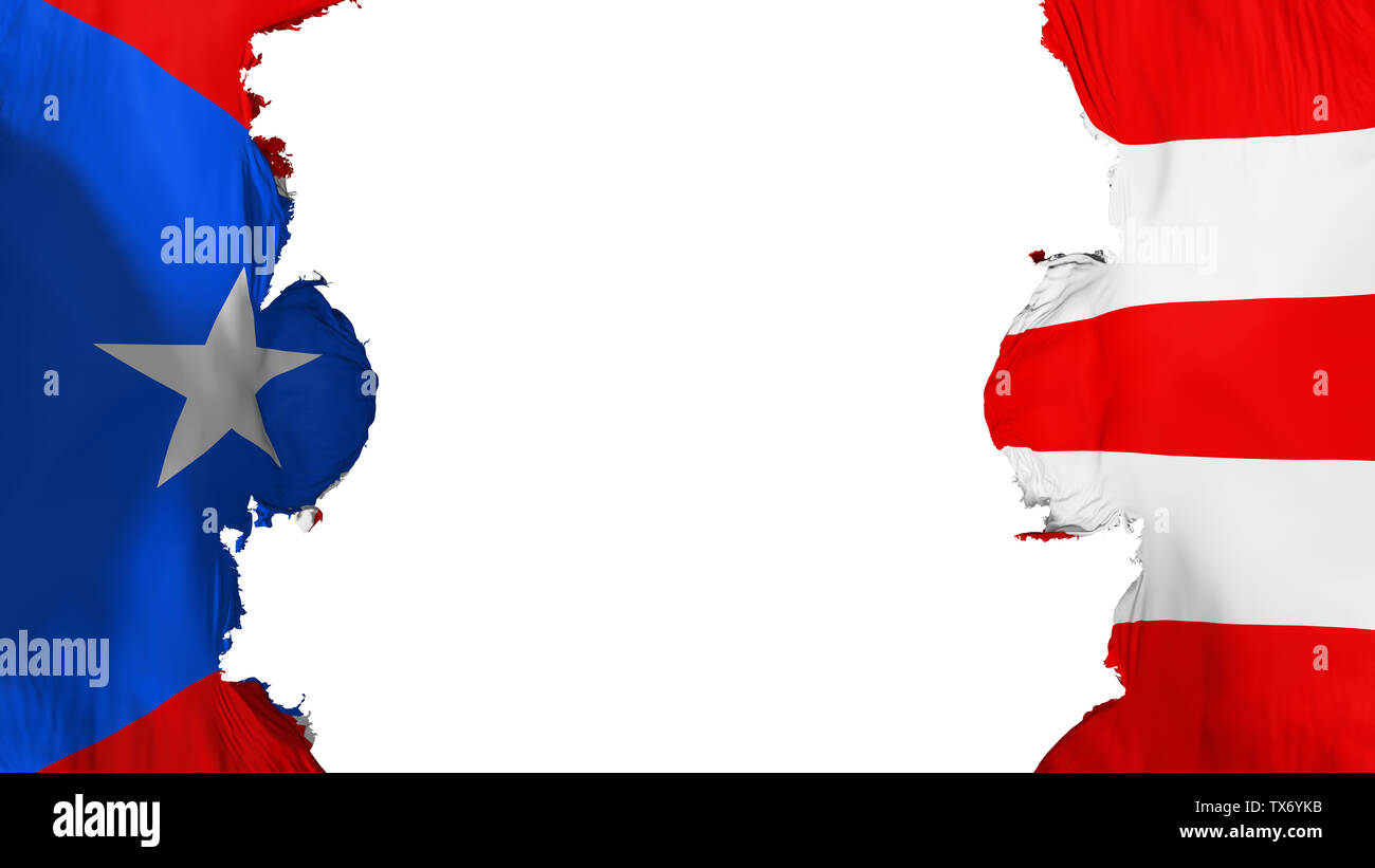 Torn flag puerto rico hi-res stock photography and images - Alamy