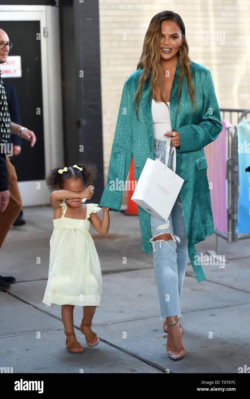 New York, NY, USA. 23rd June, 2019. Luna Simone Stephens, Chrissy ...