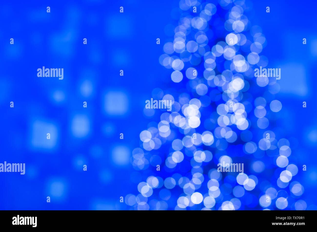 Charming blue christmas tree hi-res stock photography and images - Alamy