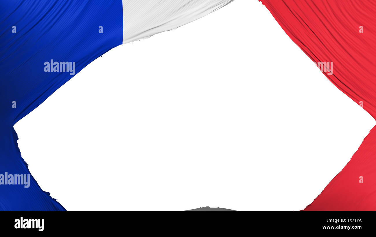Divided France flag Stock Photo - Alamy