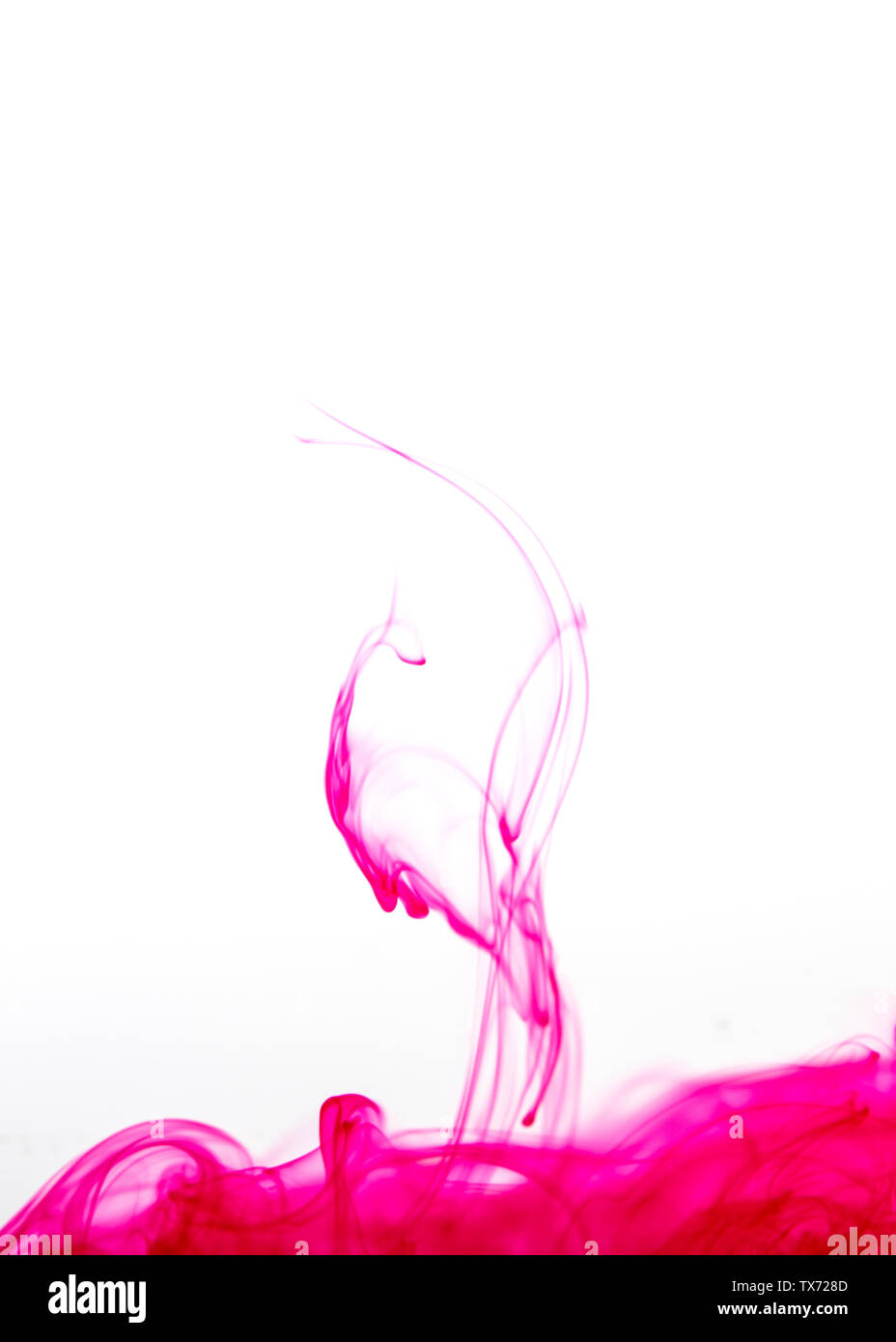 pink ink photography in water Stock Photo - Alamy