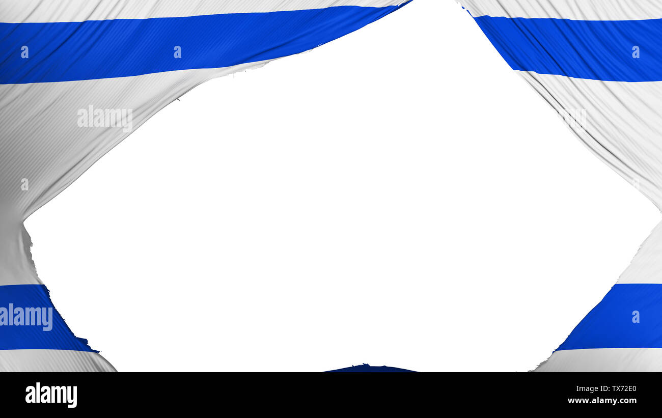 Divided Israel flag Stock Photo - Alamy