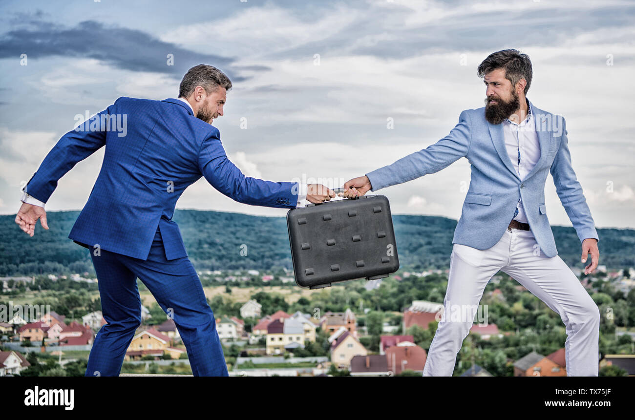 Fraud and extortion concept. Rascal racketeer extortionist cheating ...