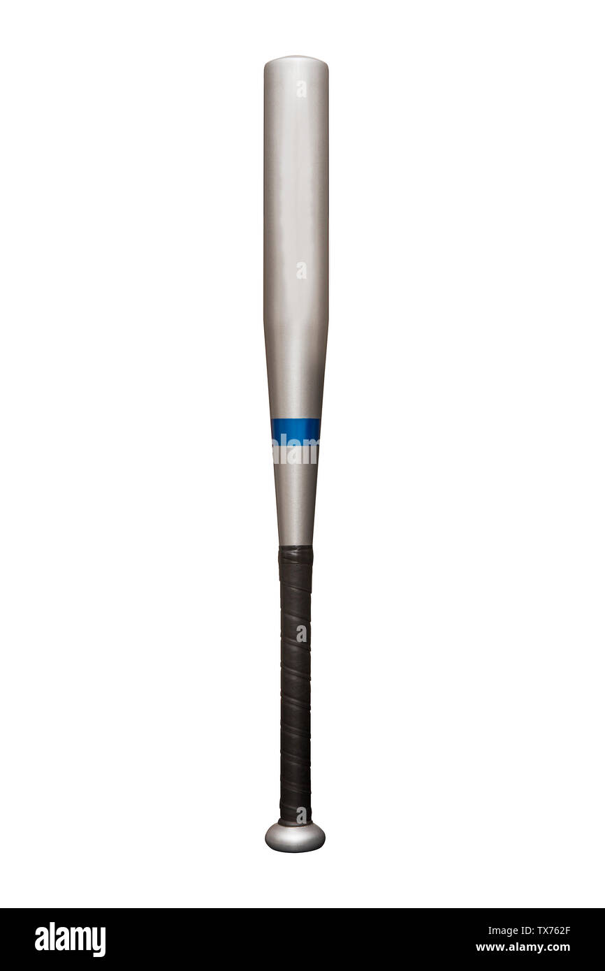 Single baseball bat isolated on the white background Stock Photo - Alamy