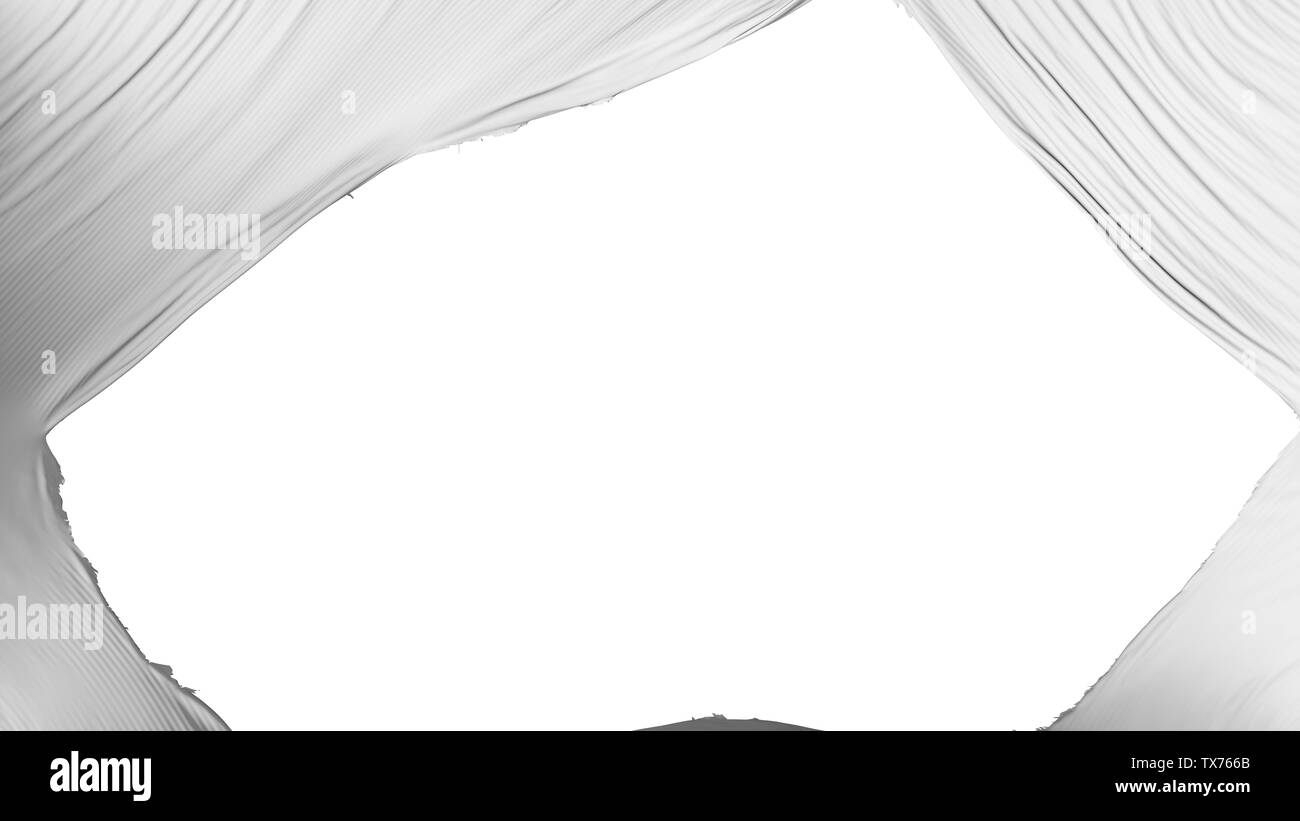 Divided White color flag Stock Photo - Alamy