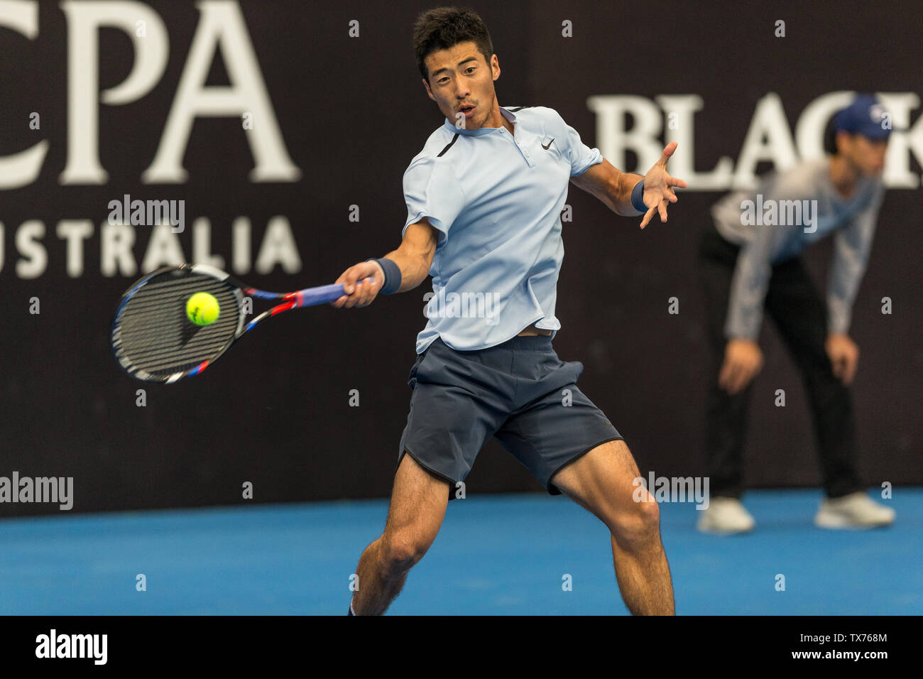 Li Zhe --Chinese men's tennis player Stock Photo - Alamy