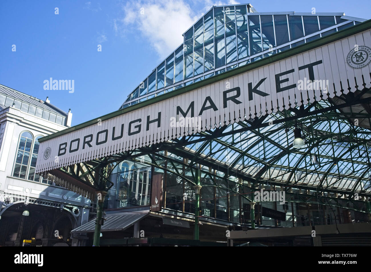 Roof borough market in london hi-res stock photography and images - Alamy