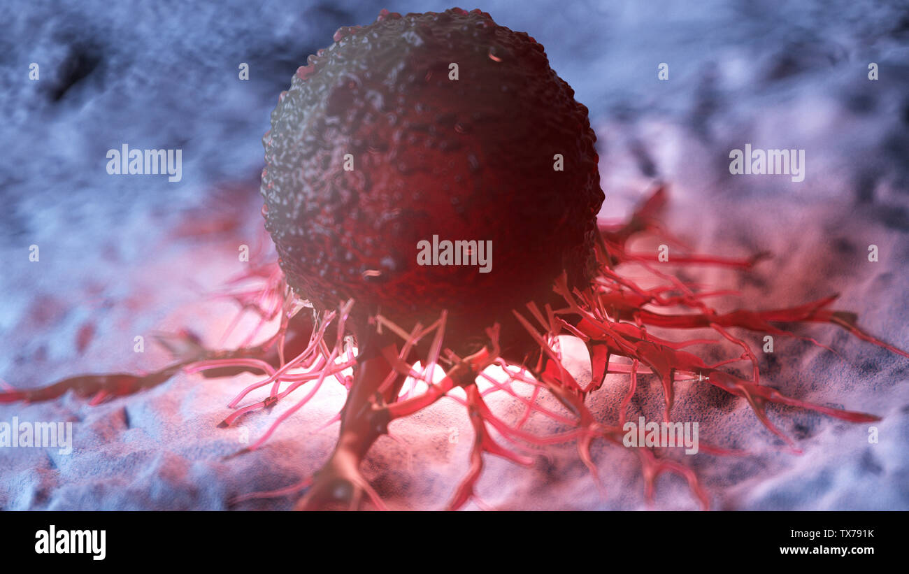 3d rendered illustration of a human cancer cell Stock Photo - Alamy