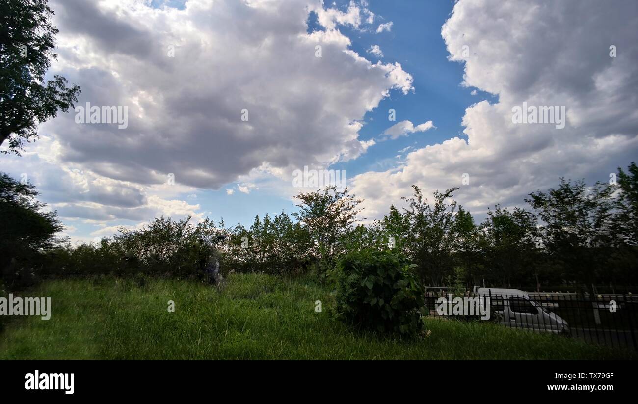 Landscape of the Karamay Stock Photo - Alamy