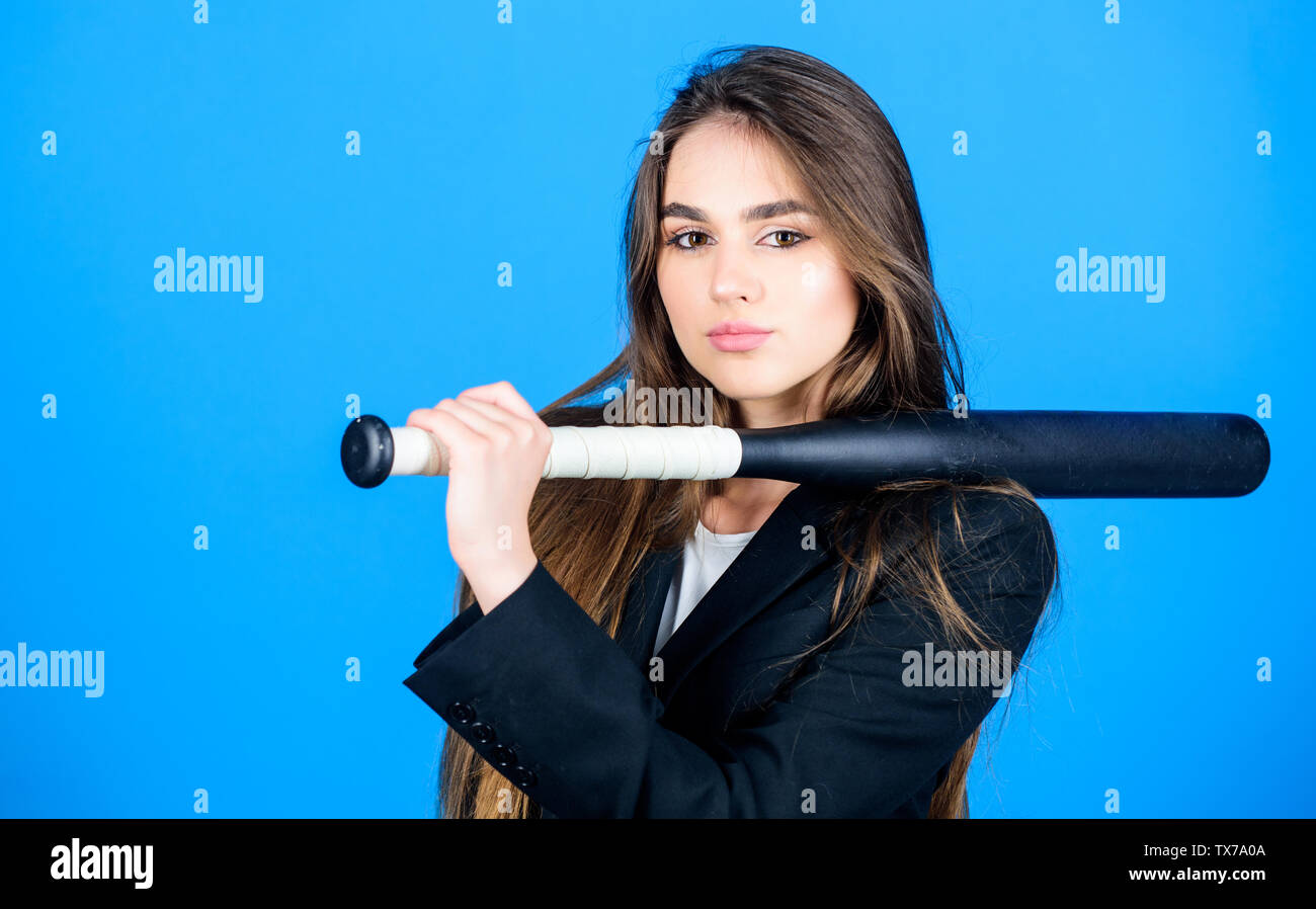 Aggressive business. Business lady boss. Time demands decisive actions ...