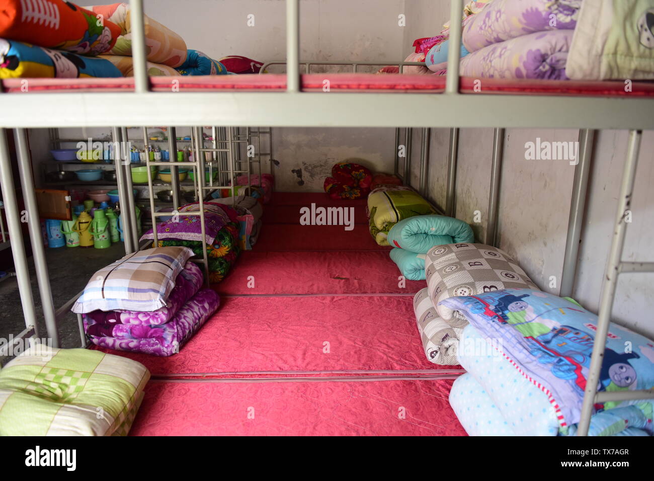 Rural primary school dormitory Stock Photo - Alamy