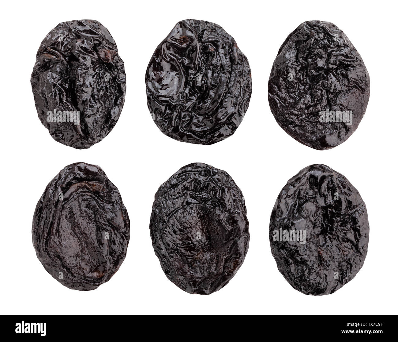 Dark prunes isolated on hi-res stock photography and images - Alamy
