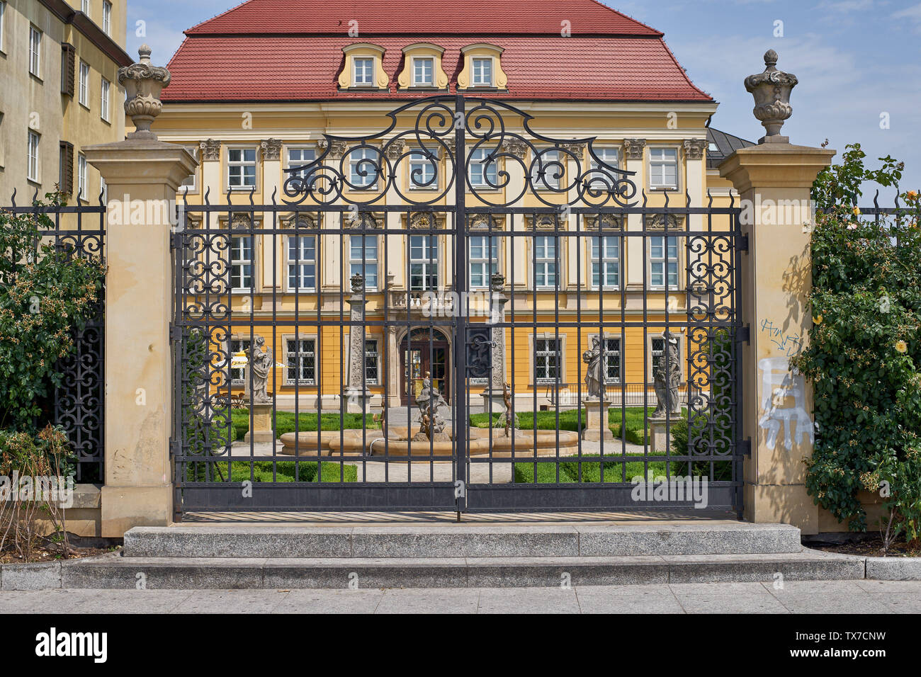 Archeological Museum Wroclaw - former emperors of Germany palace Stock ...