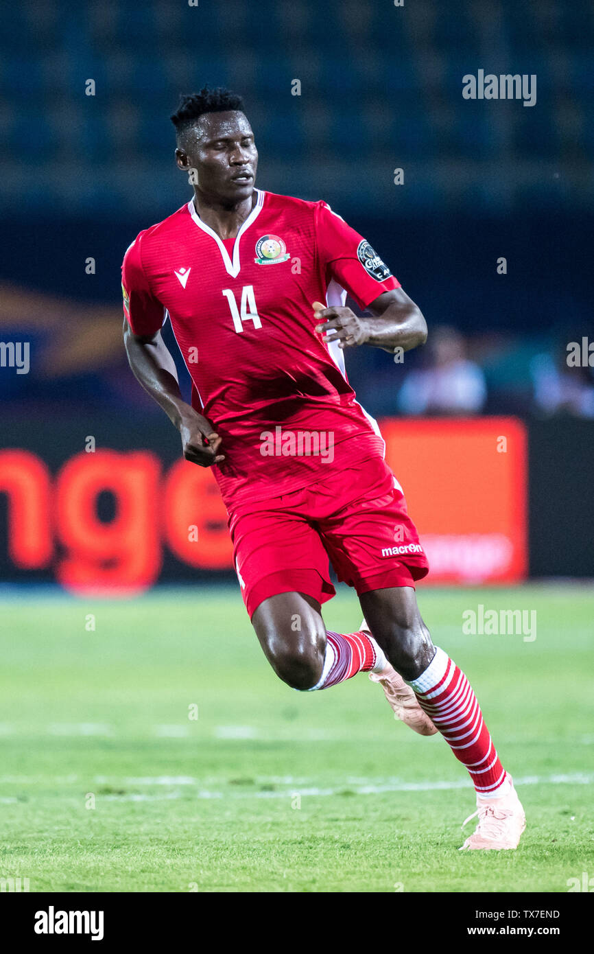 CAIRO, EGYPT - JUNE 23: Michael Ogada Olunga of Kenya looks on during ...