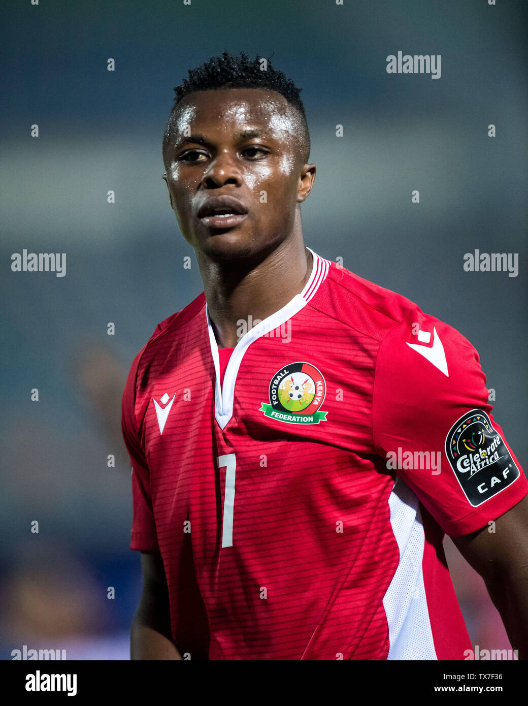CAIRO, EGYPT - JUNE 23: Masika Ayub Timbe of Kenya looks on during the ...