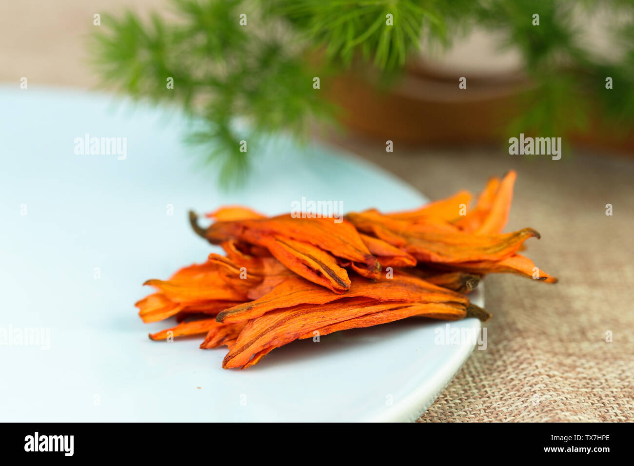 Lily flower tea Stock Photo - Alamy