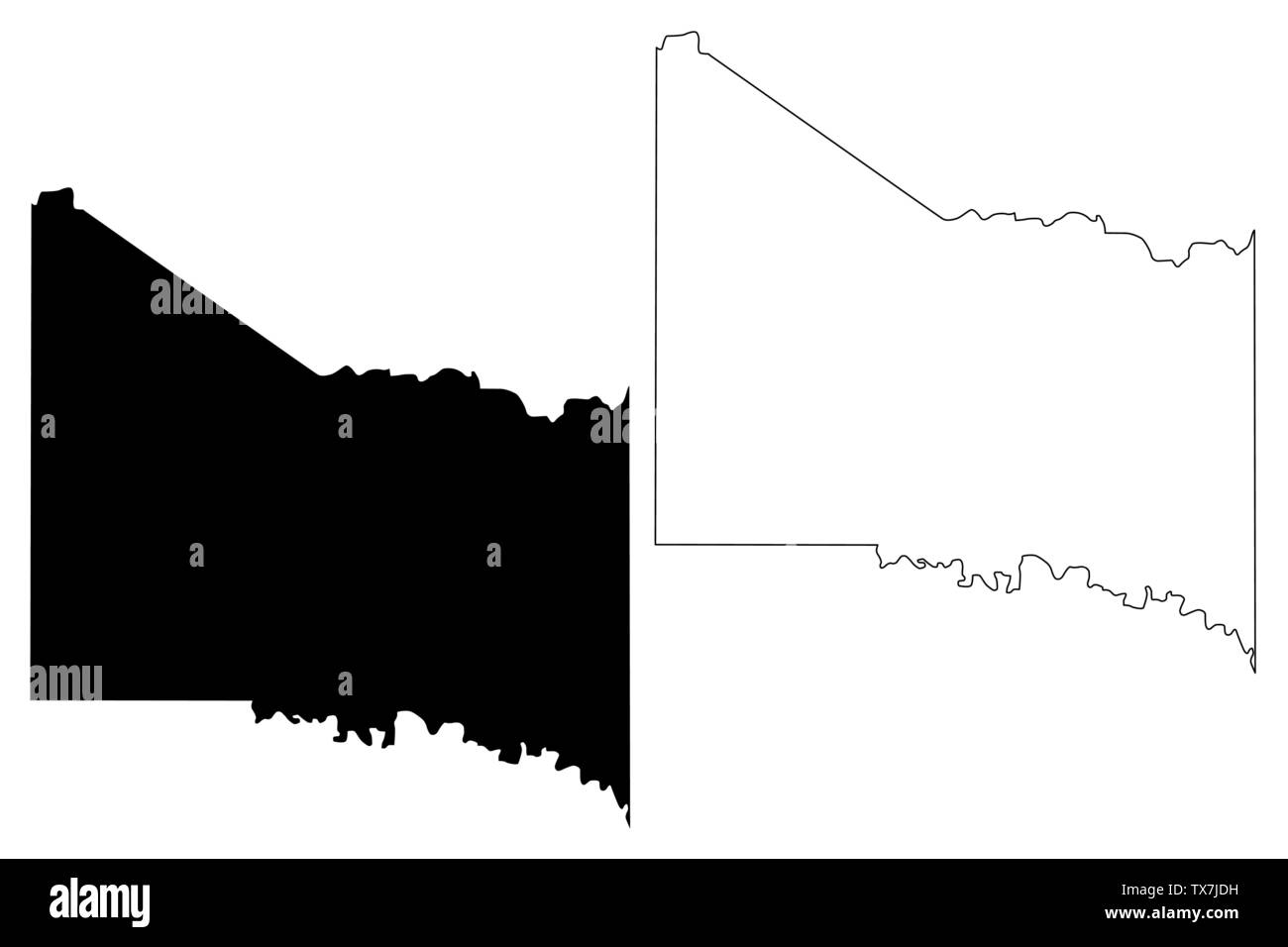 Foard county map Black and White Stock Photos & Images - Alamy