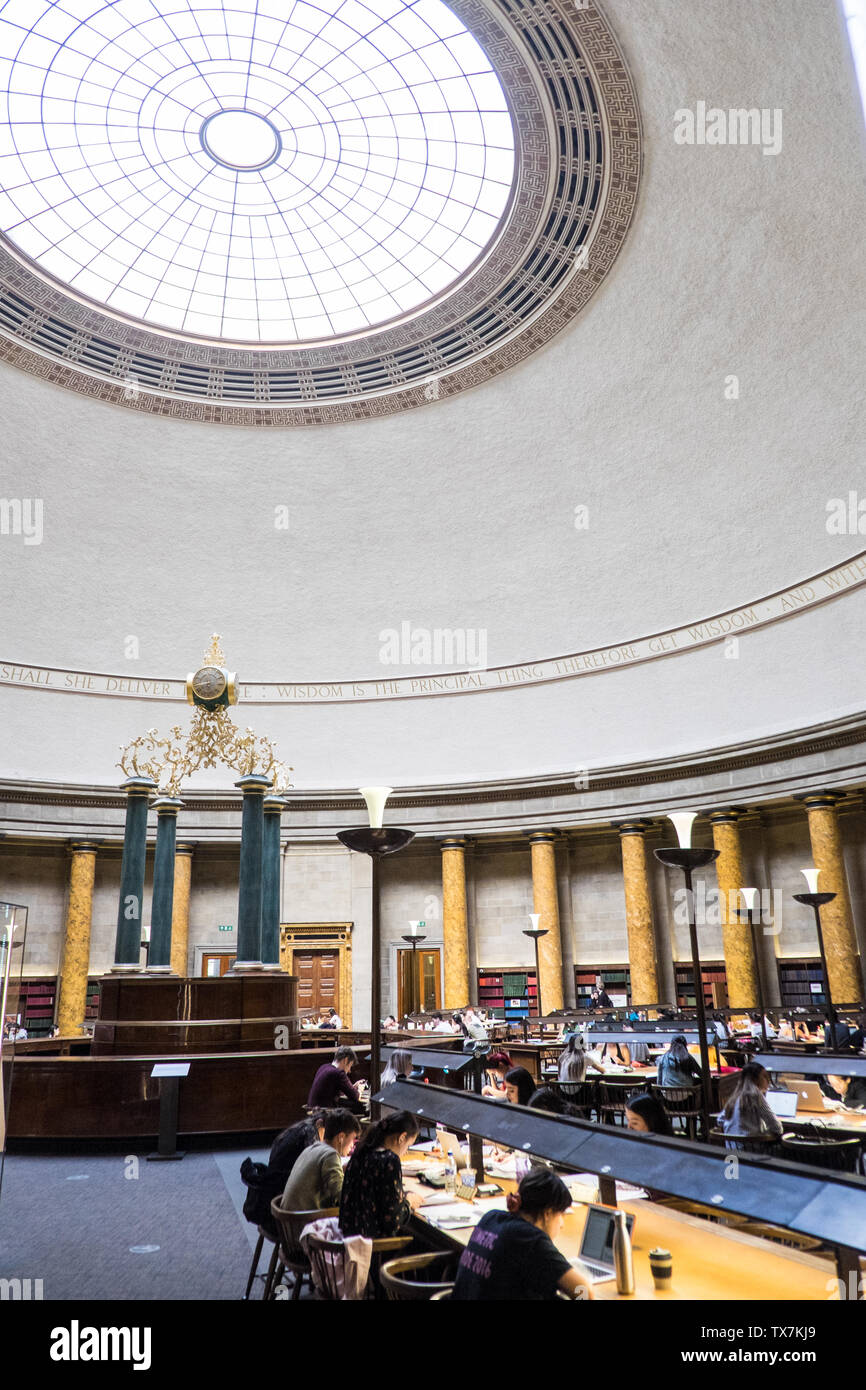 Wolfson reading room manchester central hi-res stock photography and ...