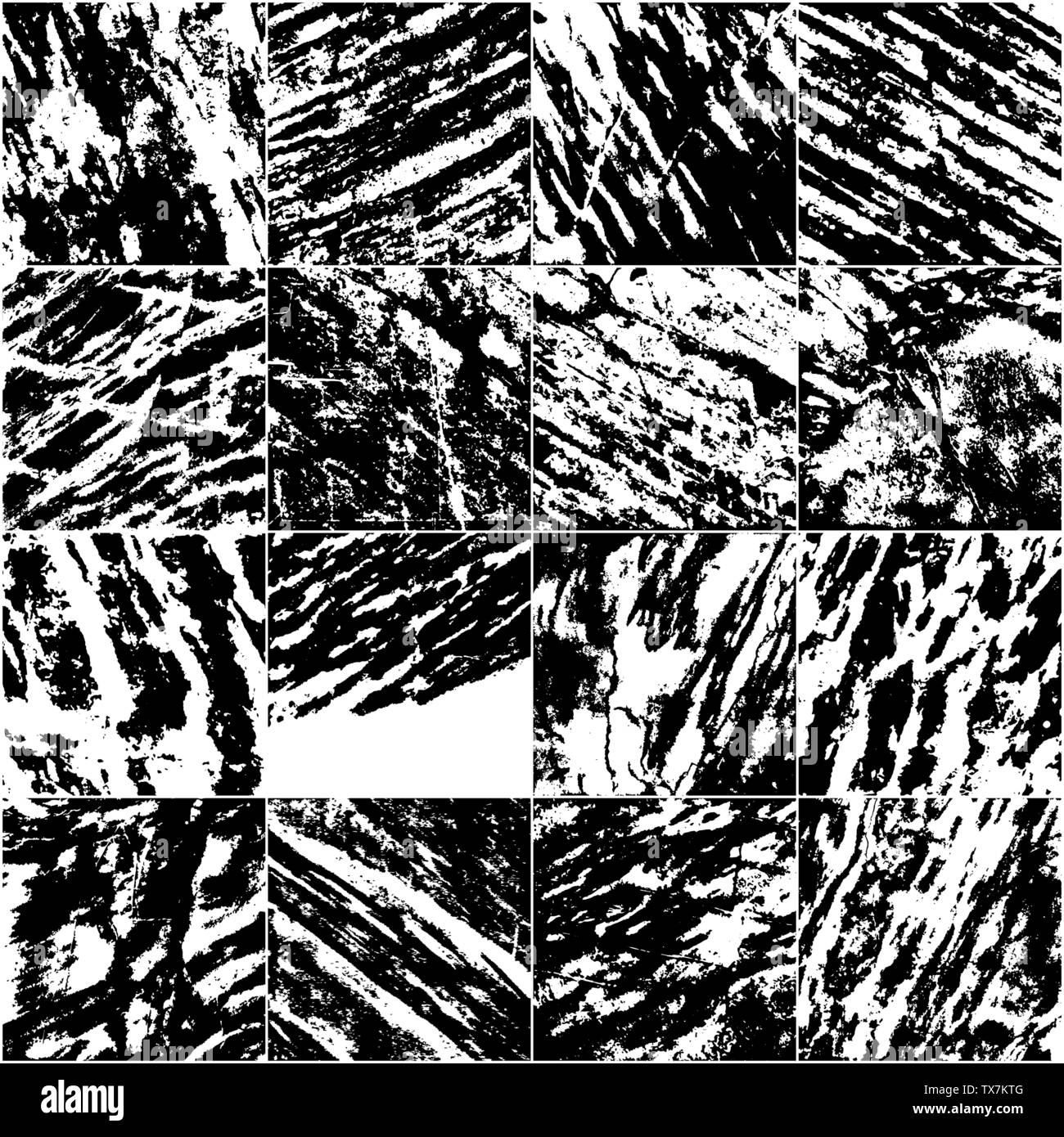 Digitally generated graphic rough Black and White Stock Photos & Images ...