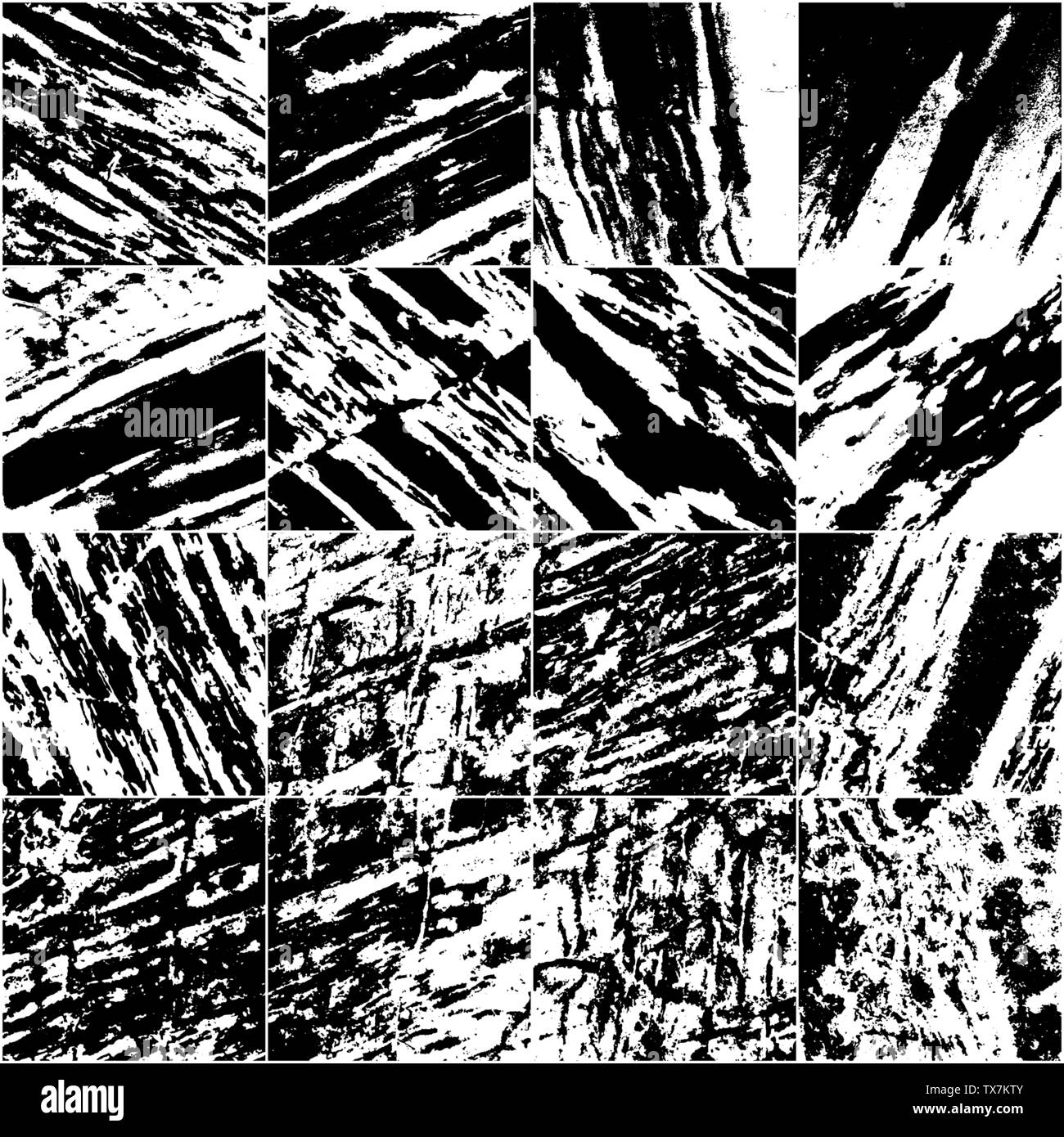 Digitally generated graphic rough Black and White Stock Photos & Images ...