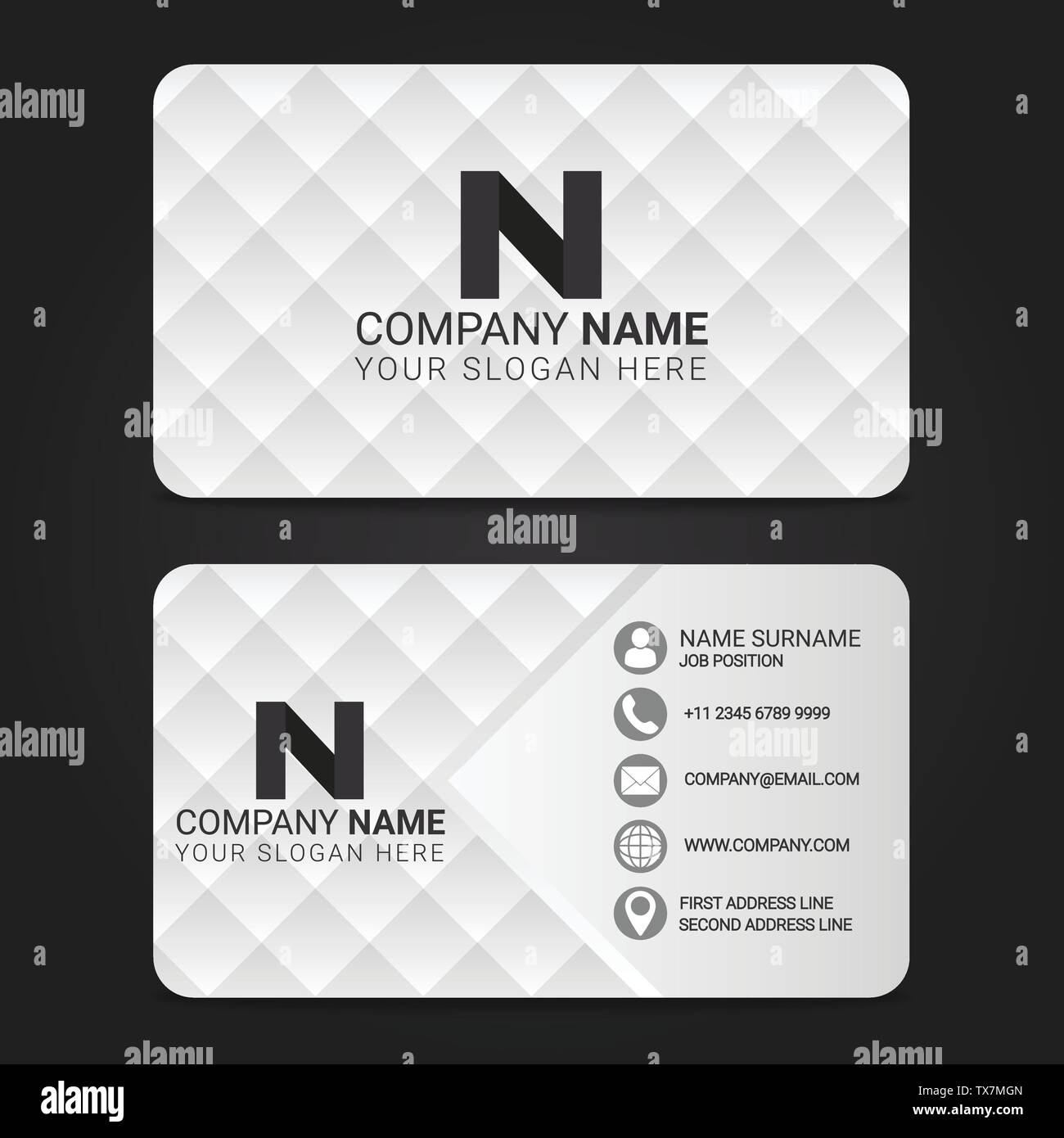 Business card with personal information hi-res stock photography and ...