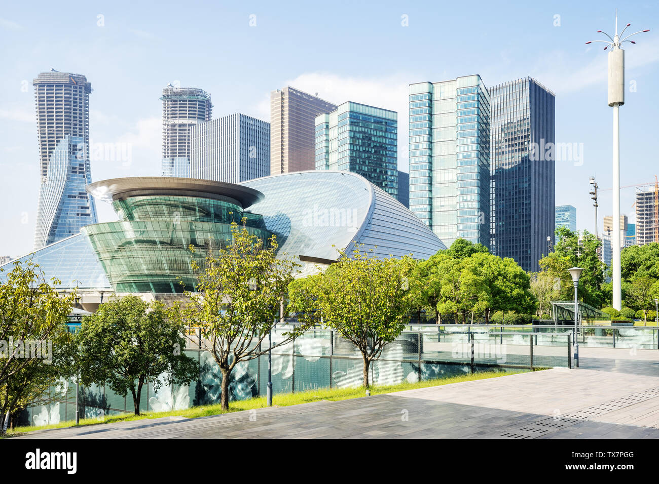 Front city appearance downtown hi-res stock photography and images - Alamy