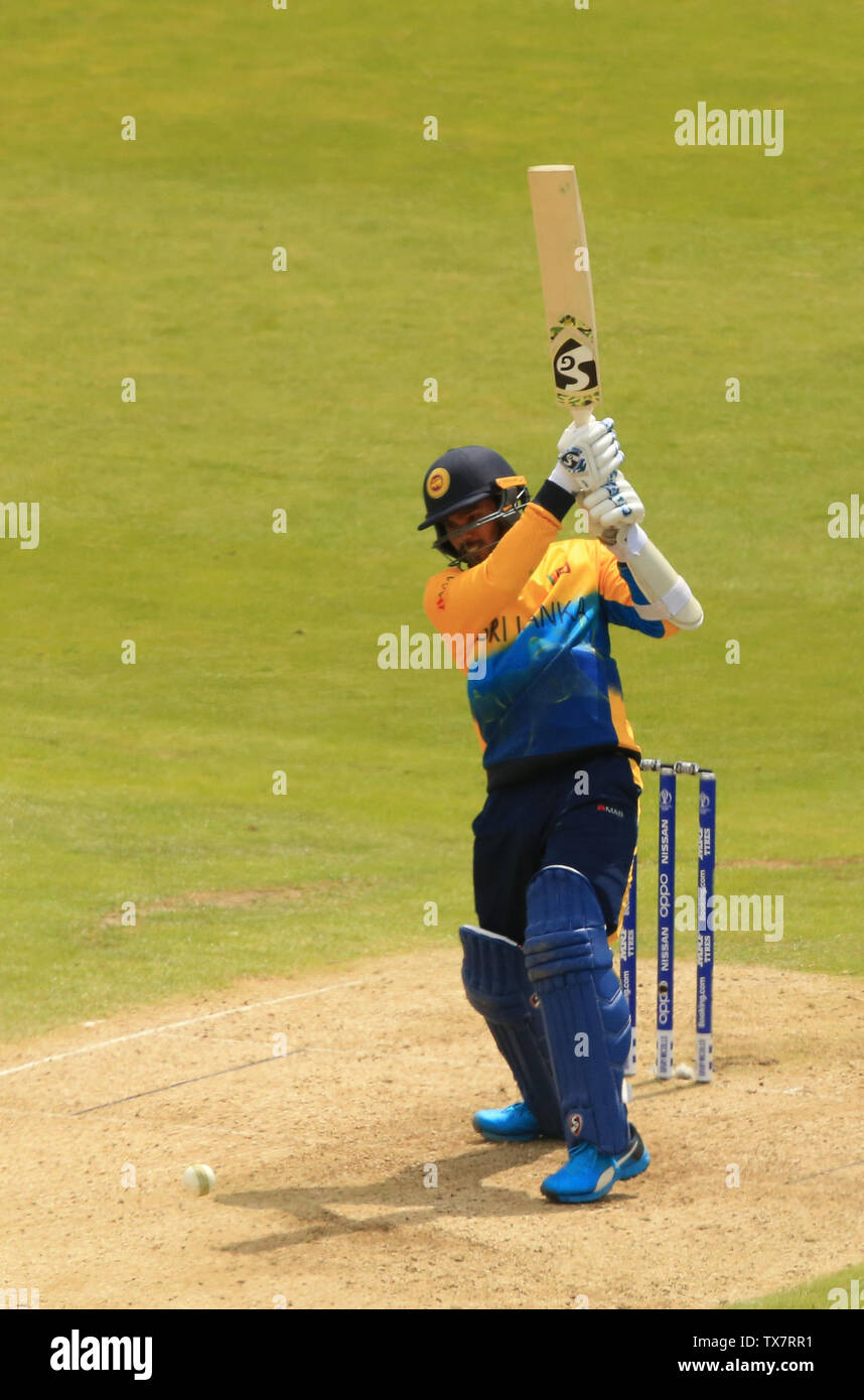 LEEDS, ENGLAND. 21 JUNE 2019: The England v Sri Lanka, ICC Cricket ...
