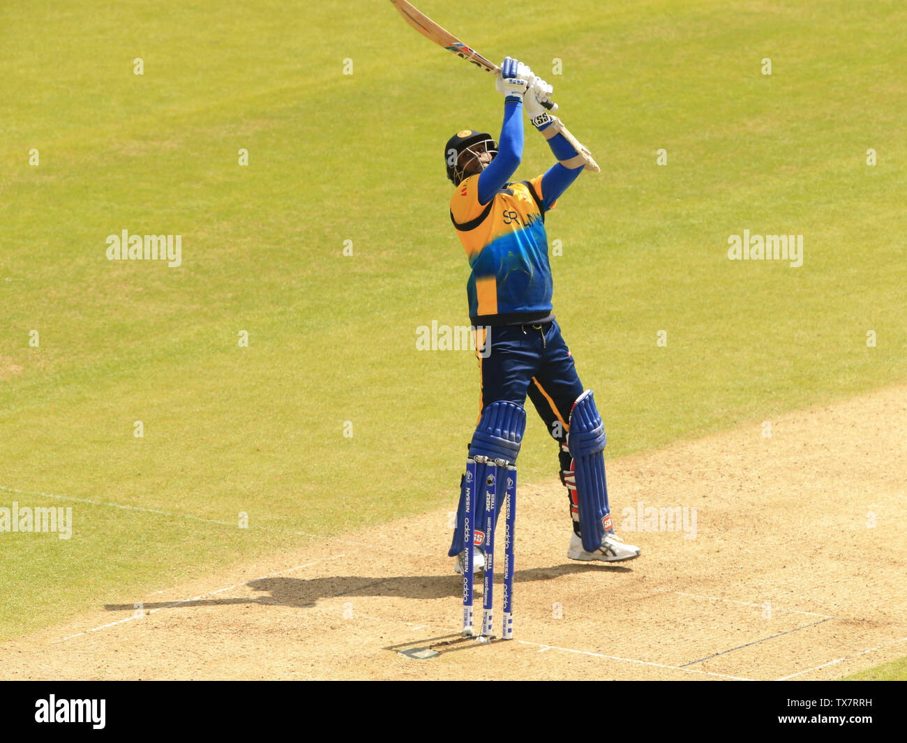 LEEDS, ENGLAND. 21 JUNE 2019: The England v Sri Lanka, ICC Cricket ...